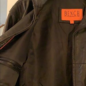 Bench | Jackets & Coats | Mens Leather Jacket Black | Poshmark